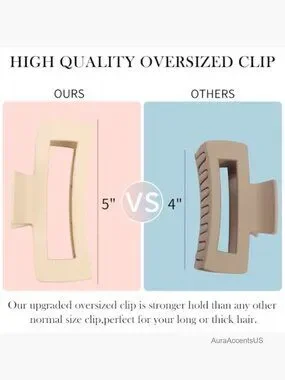 Accessories | Extra Large Hair Claw Clip Strong Hold Oversized Clip For ...